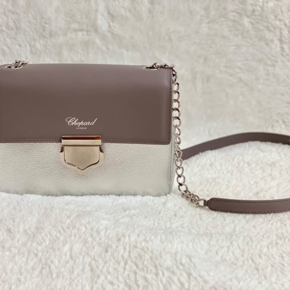 Chopard | Bags | Chopard Siena Mini Grey Leather Handbag | Poshmark